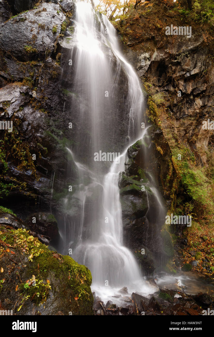 scenic waterfall Urami in Nikko Stock Photo - Alamy