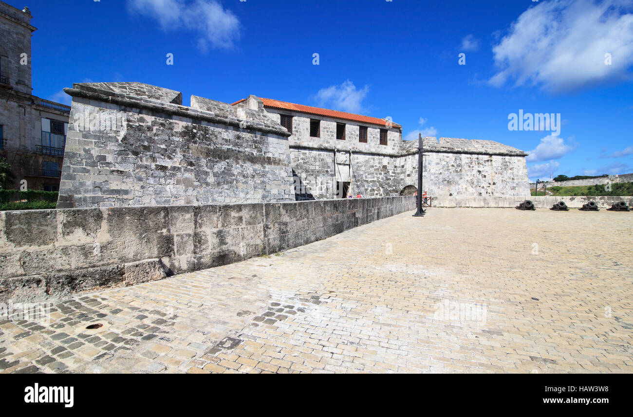 Oldest fortress in Cuba - castillo de la Real Fuerza Stock Photo - Alamy