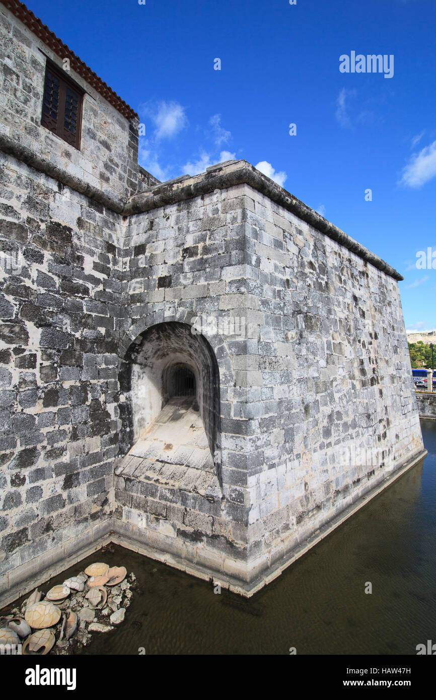 Oldest fortress in Cuba - castillo de la Real Fuerza Stock Photo - Alamy