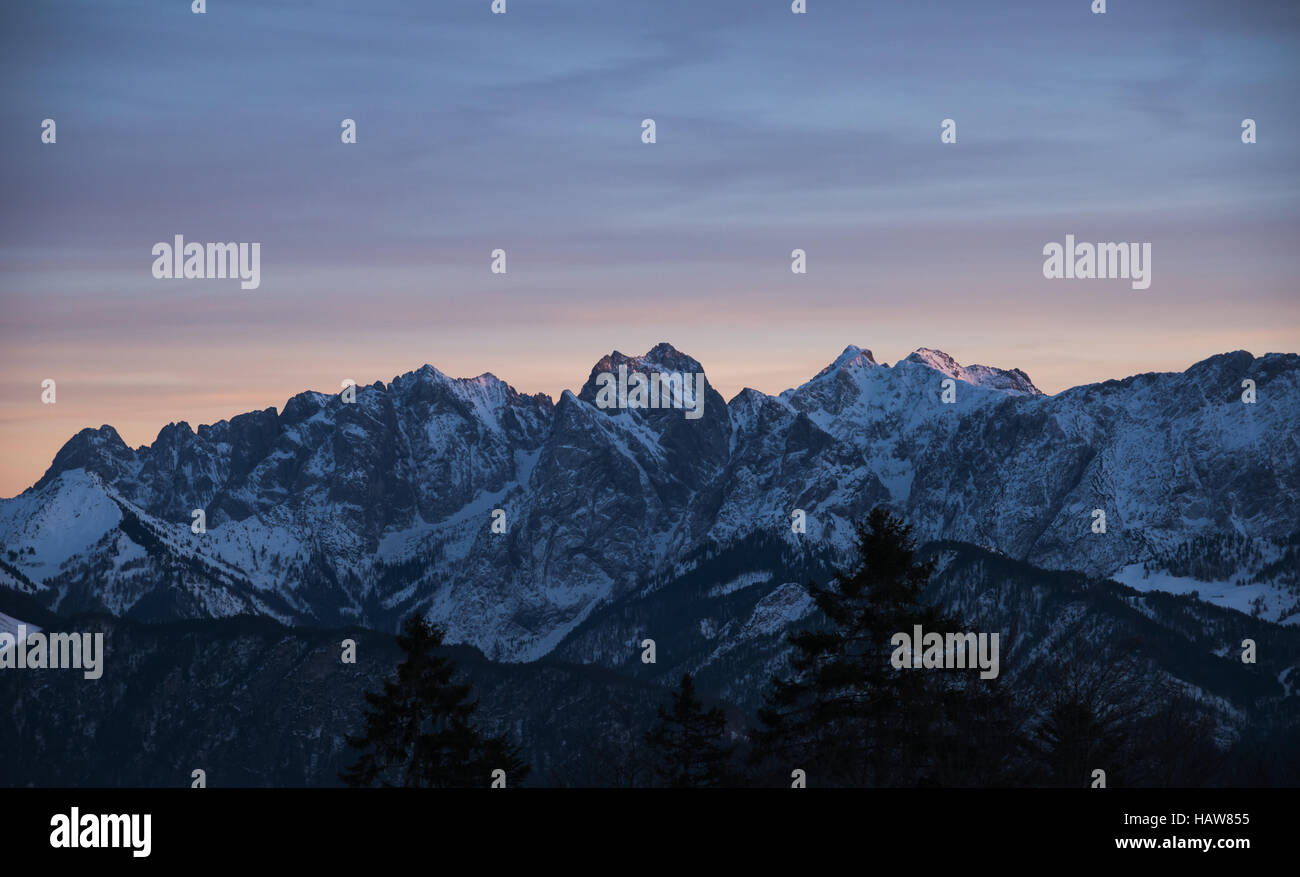 Wilder kaiser winter hi-res stock photography and images - Alamy
