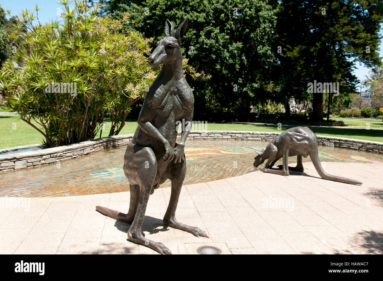 Kangaroo statue australia hi-res stock photography and images - Alamy
