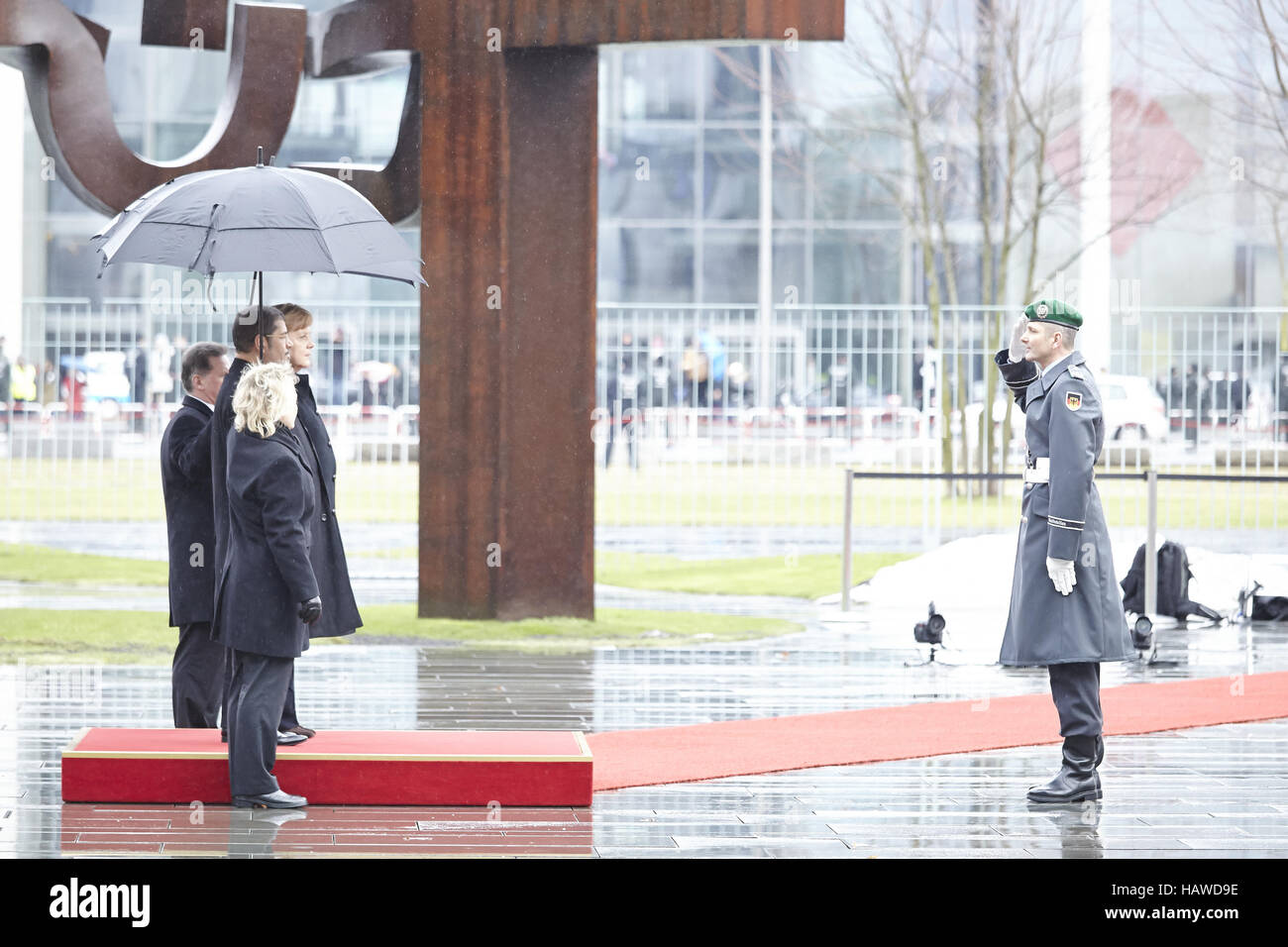 Merkel welcomes the Egyptian president Mursi Stock Photo - Alamy