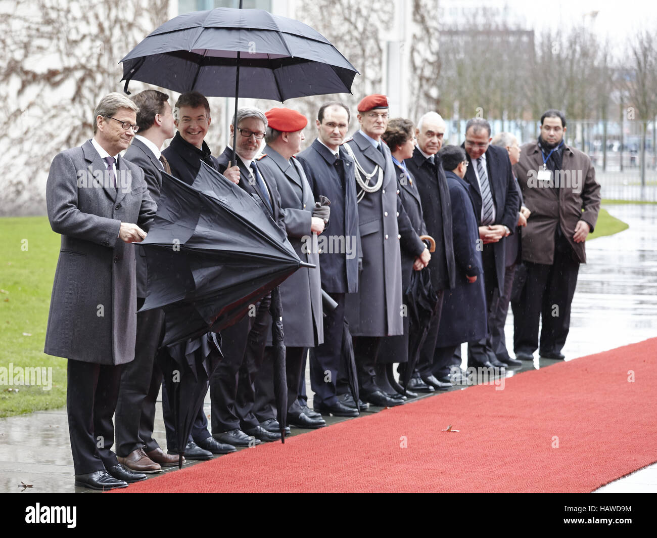 Merkel welcomes the Egyptian president Mursi Stock Photo - Alamy