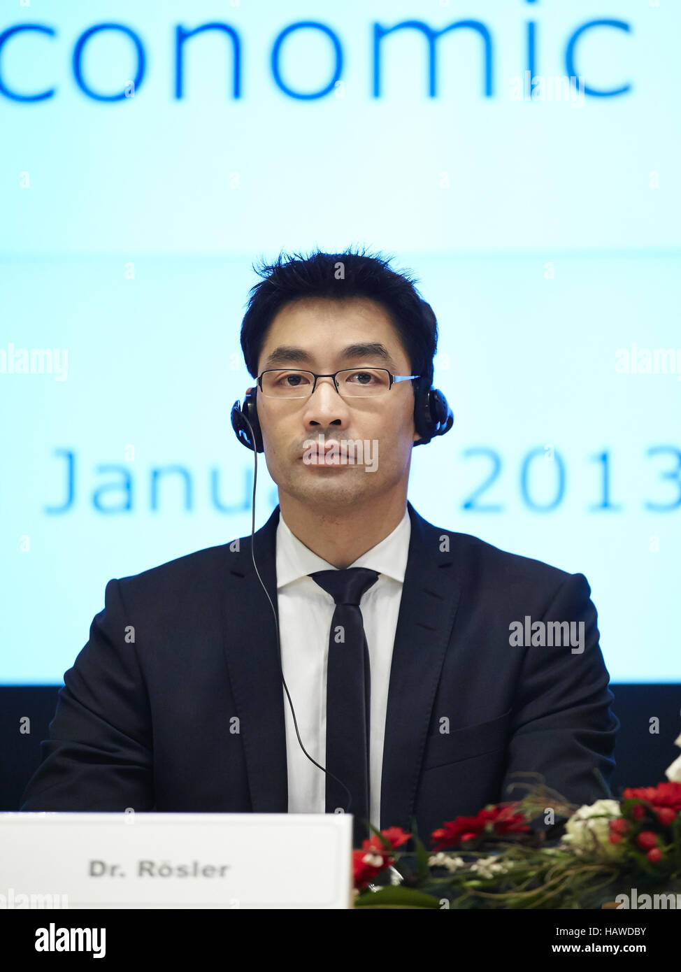 Roesler and Egyptian president Mursi Stock Photo - Alamy