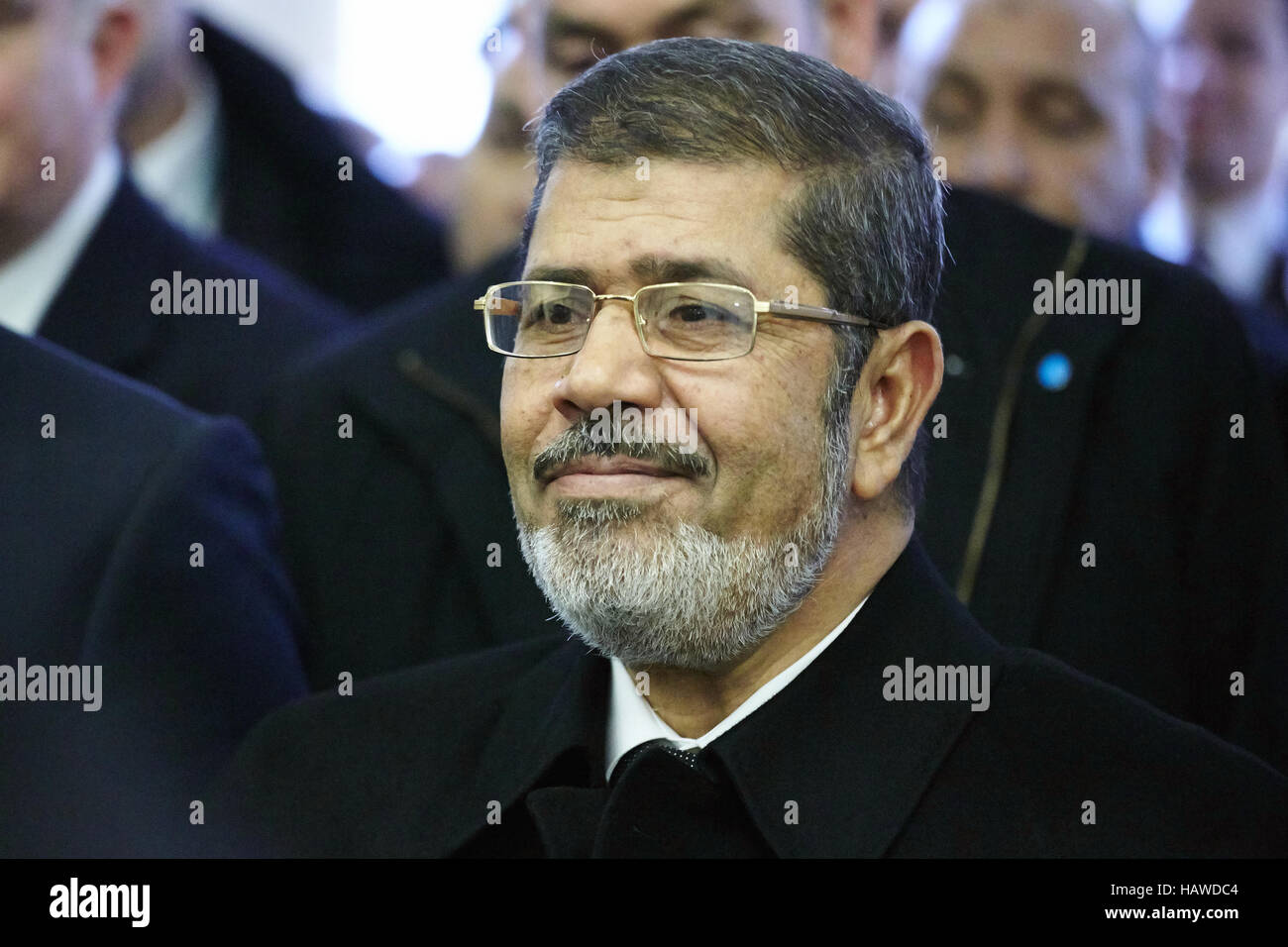 Roesler and Egyptian president Mursi Stock Photo - Alamy