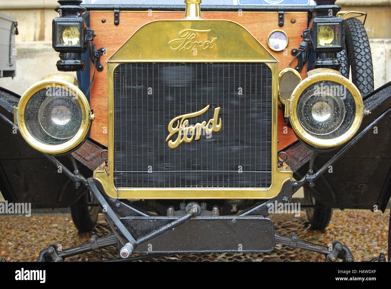 Retro car front side Stock Photo - Alamy