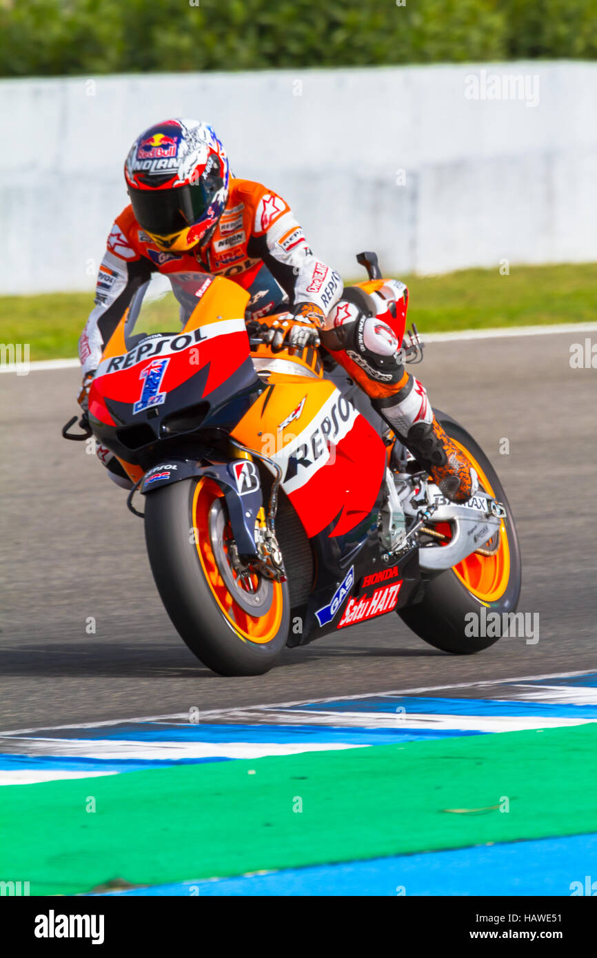 Casey Stoner pilot of MotoGP Stock Photo - Alamy