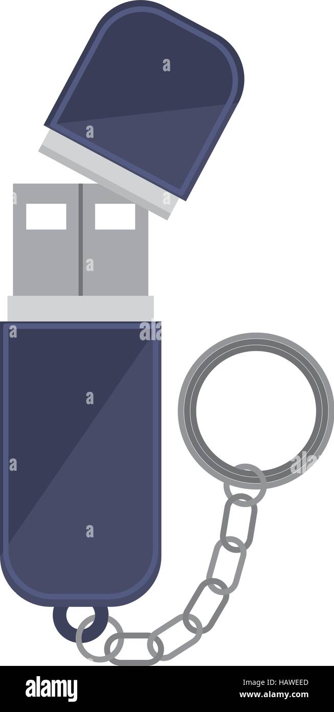 Usb icon. Connection technology equipment and hardware theme. Isolated ...