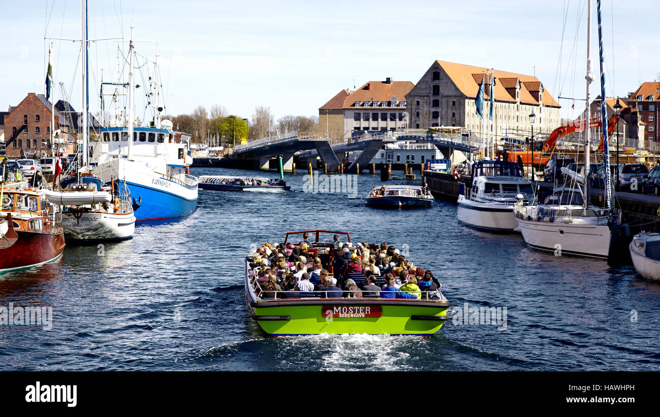 Nyhavn (New Harbour) in Copenhagen, Denmark Stock Photo - Alamy