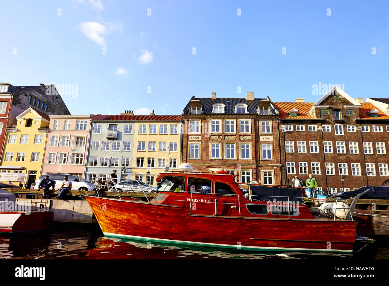 Nyhavn (New Harbour) in Copenhagen, Denmark Stock Photo - Alamy