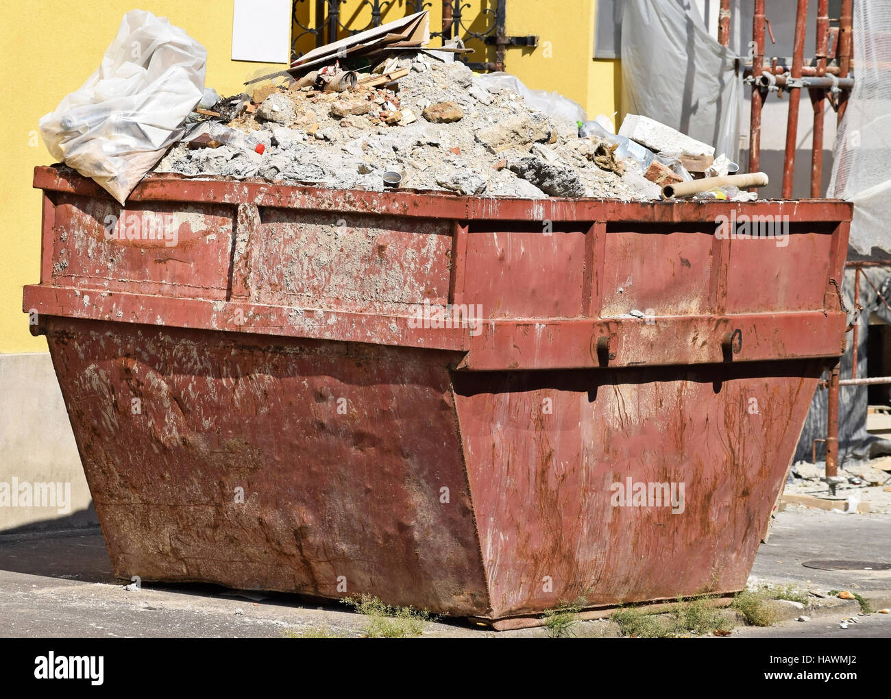 Industrial garbage can Stock Photo - Alamy