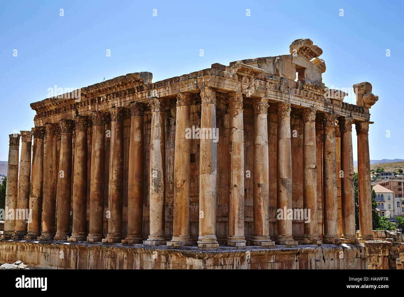 Temple of Bacchus - Baalbek, Lebanon Stock Photo - Alamy