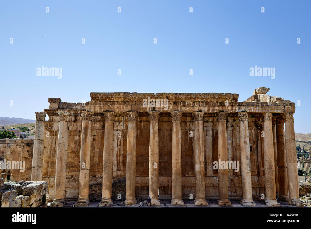 Temple of Bacchus - Baalbek, Lebanon Stock Photo - Alamy