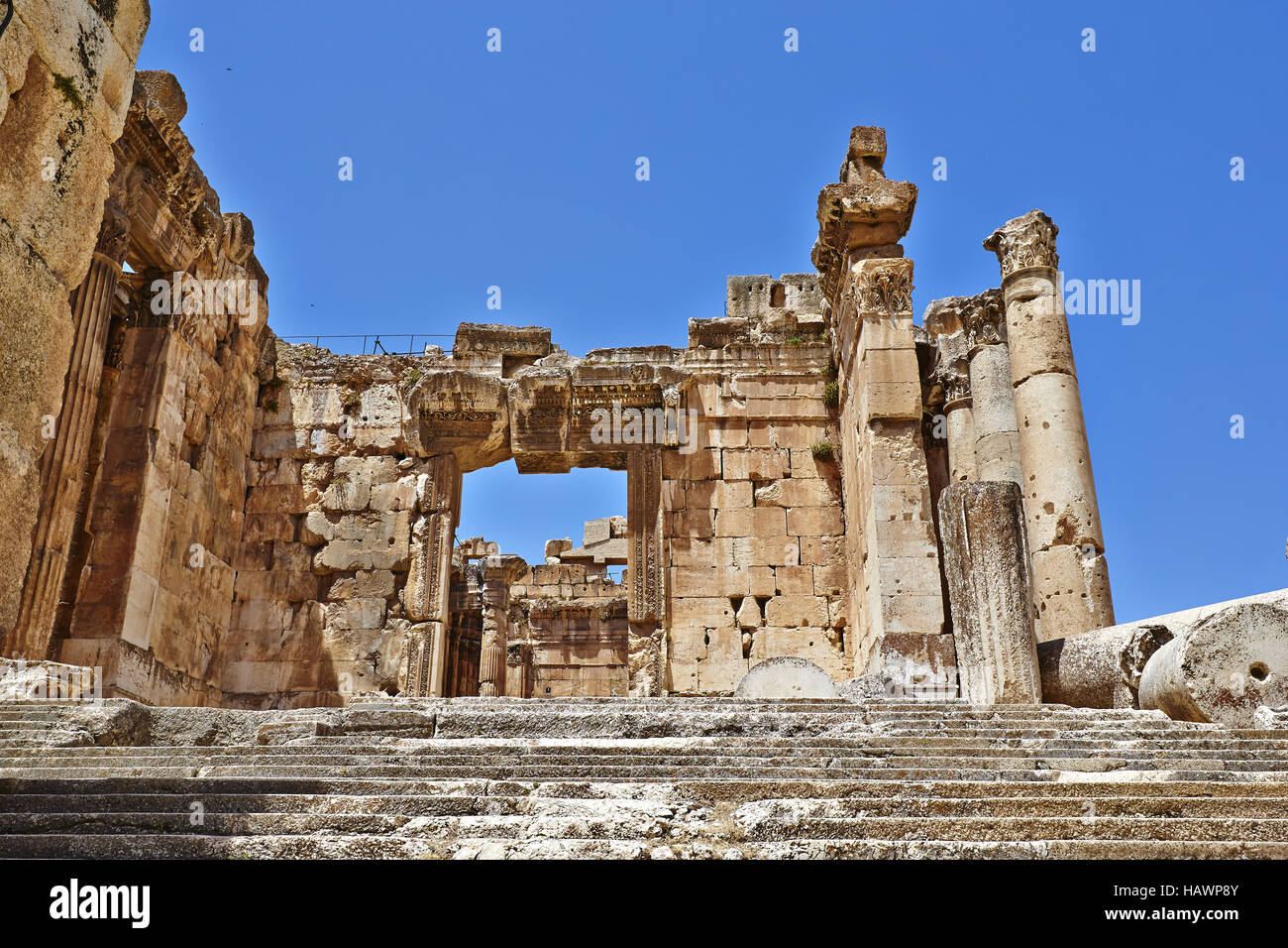 Temple of Bacchus - Baalbek, Lebanon Stock Photo - Alamy