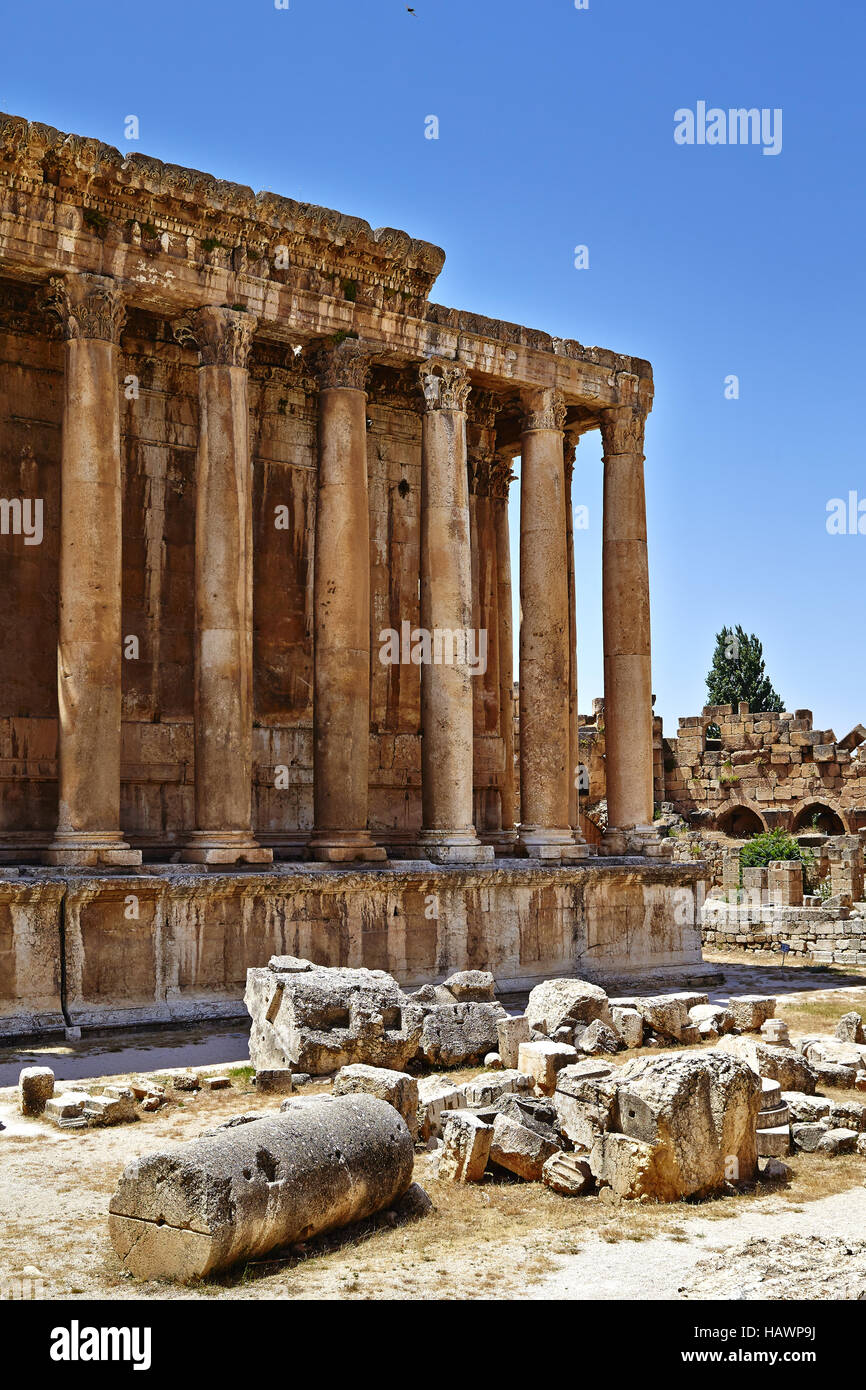 Temple bacchus baalbek bekaa valley hi-res stock photography and images ...