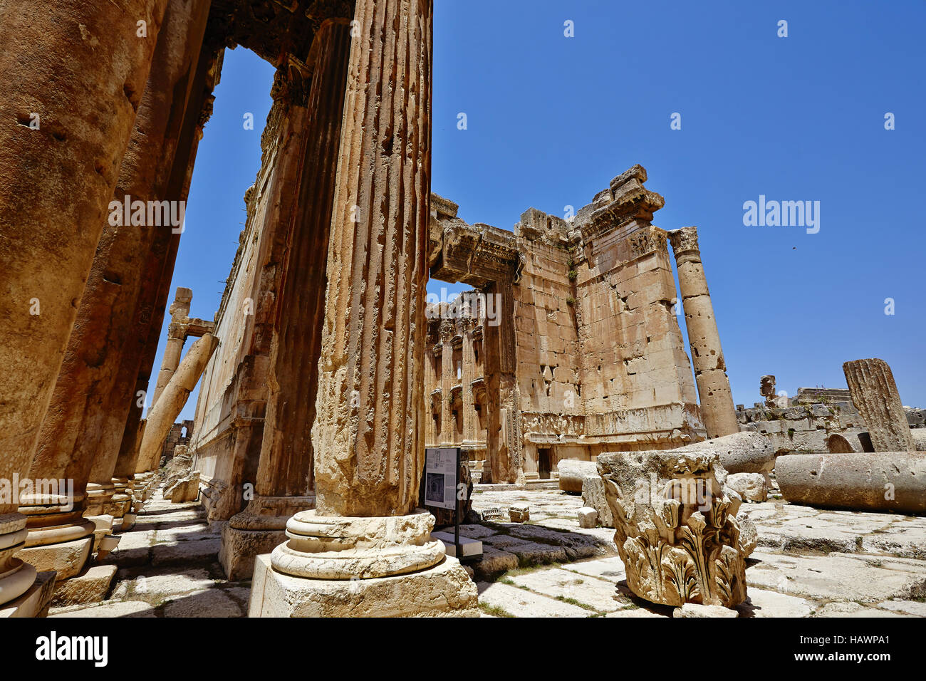 Temple of Bacchus - Baalbek, Lebanon Stock Photo - Alamy