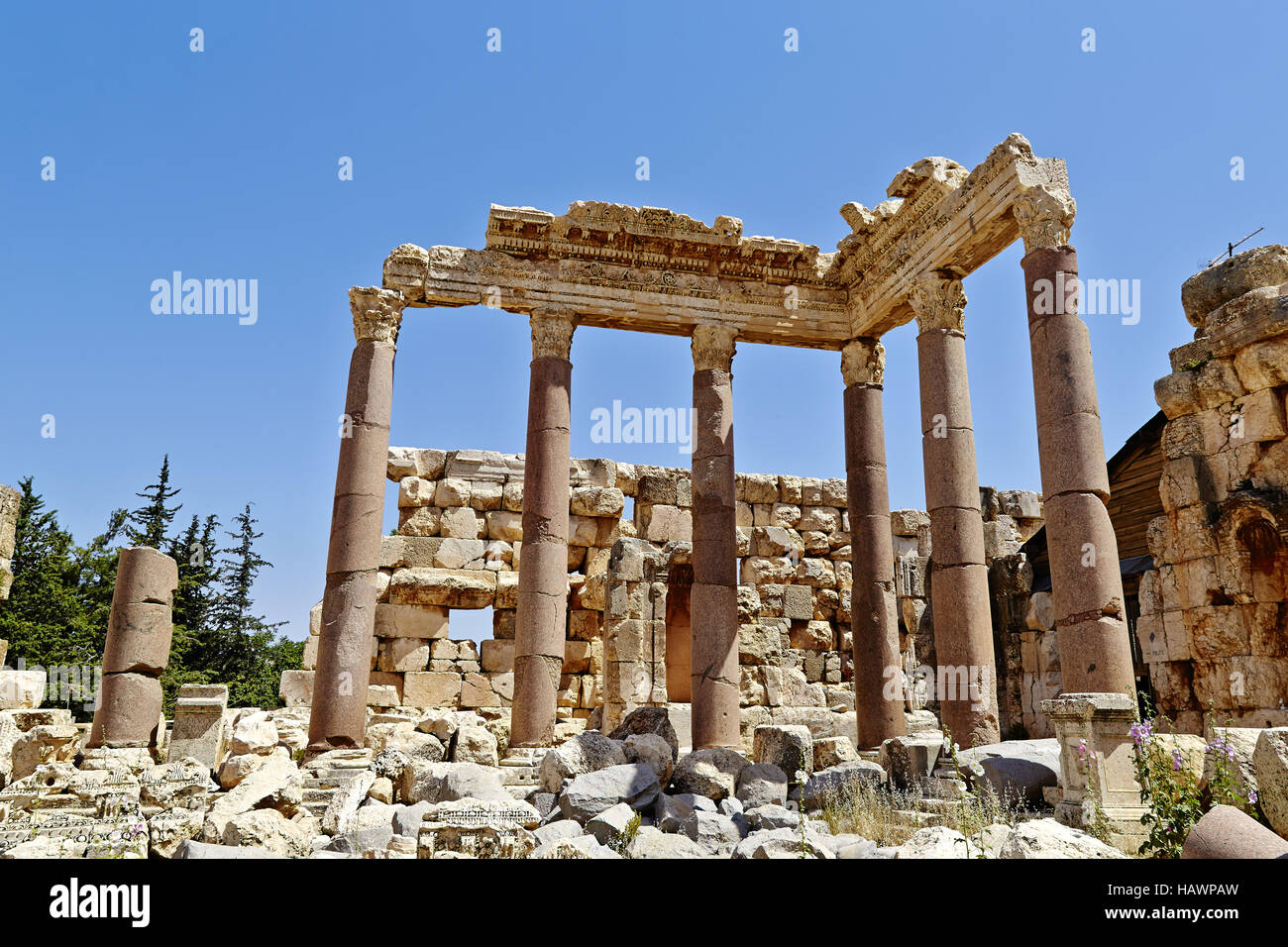 Venus Temple - Baalbek, Lebanon Stock Photo - Alamy