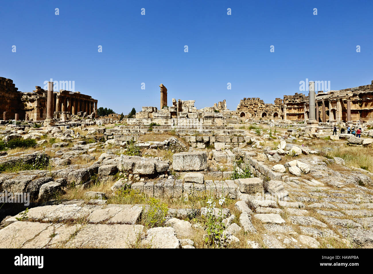 Great Court - Baalbek, Lebanon Stock Photo - Alamy