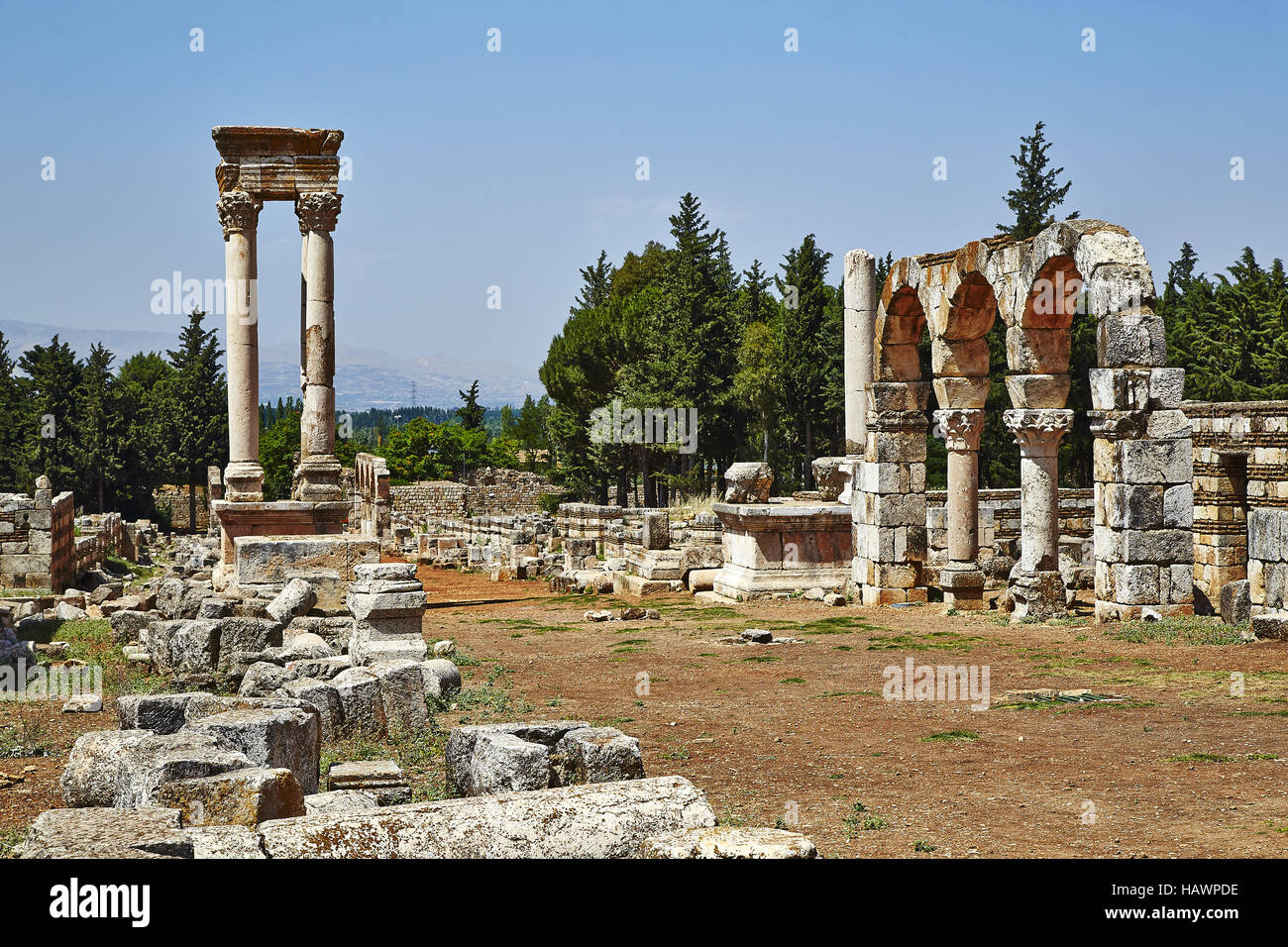 Anjar - Lebanon Stock Photo - Alamy