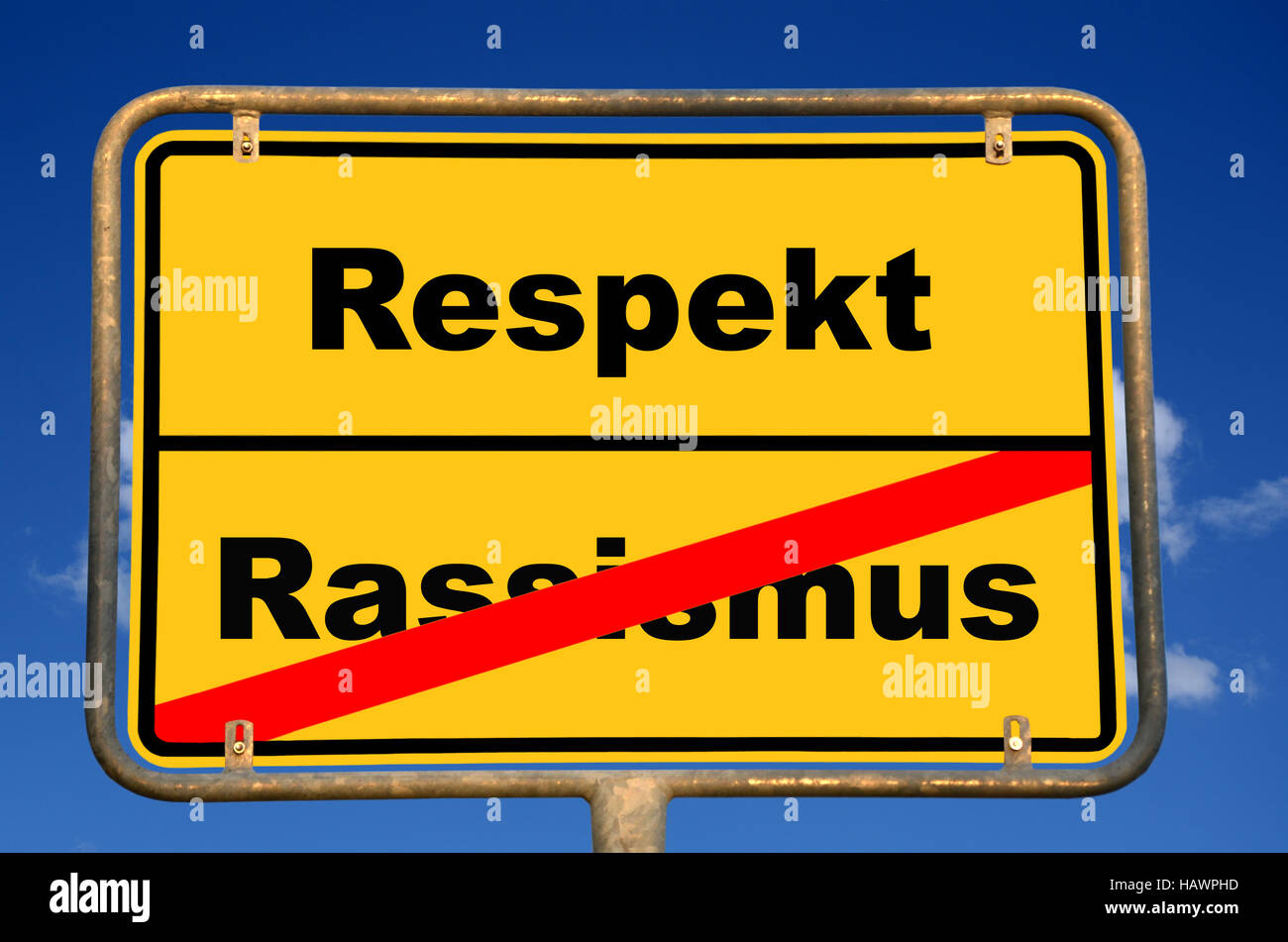 Racism sign hi-res stock photography and images - Alamy