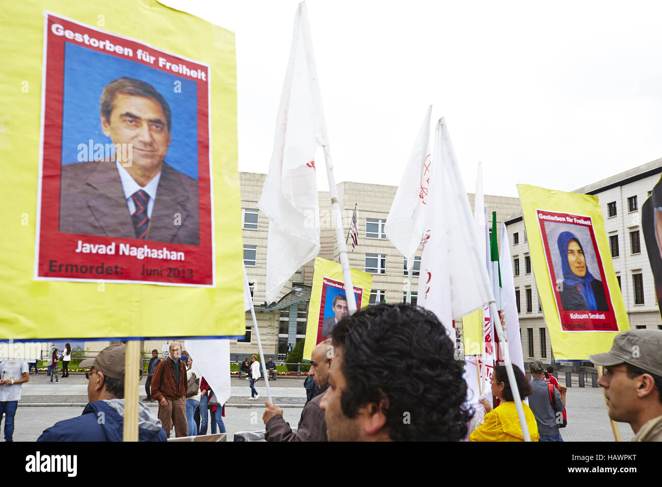 NCRI demonstrated at Brandenburg Gate Stock Photo - Alamy