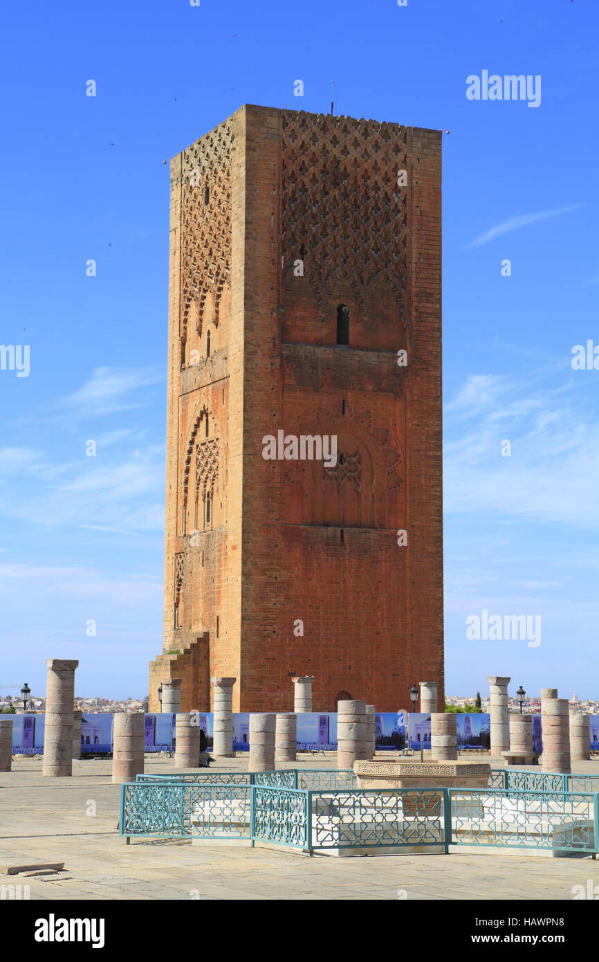 Hassan tower hi-res stock photography and images - Alamy