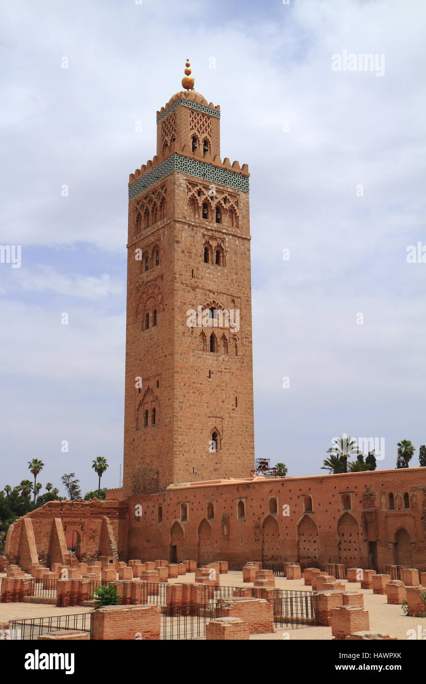 Koutoubia mosque prayer hi-res stock photography and images - Alamy