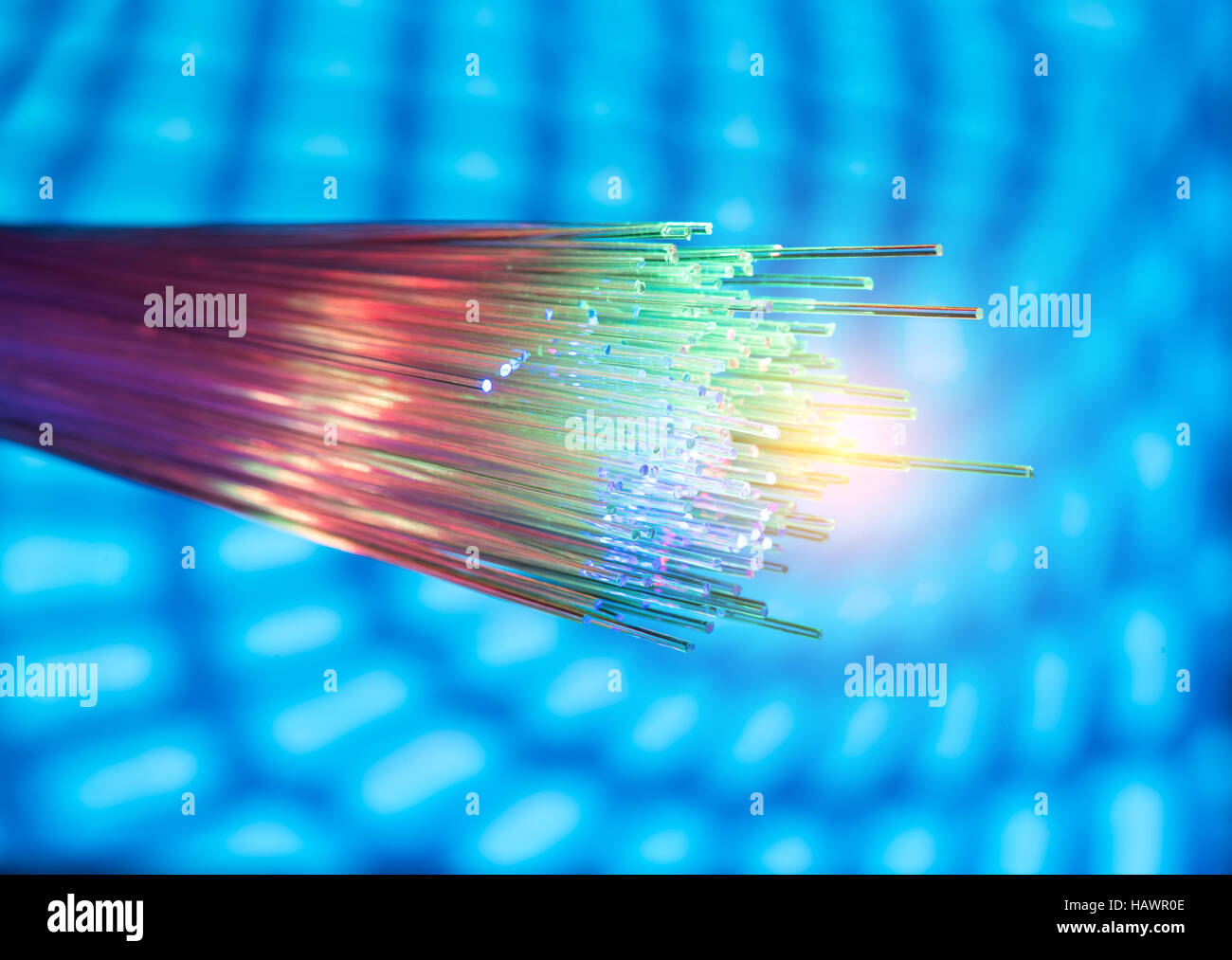 fiber optical network cable Stock Photo - Alamy