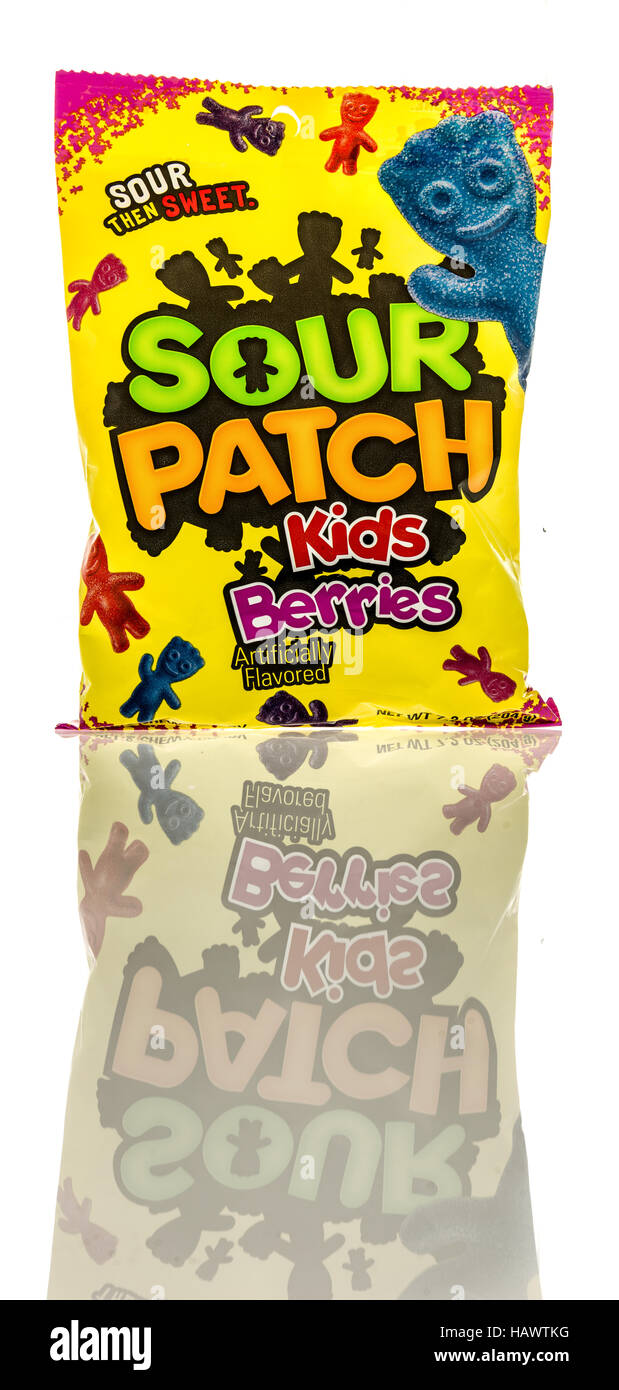 Winneconne, WI - 26 November 2016: Package of Sour Patch kids in ...
