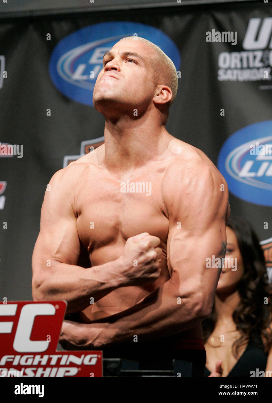 Tito Ortiz at the UFC 106 weigh-ins at the Mandalay Events Center on ...