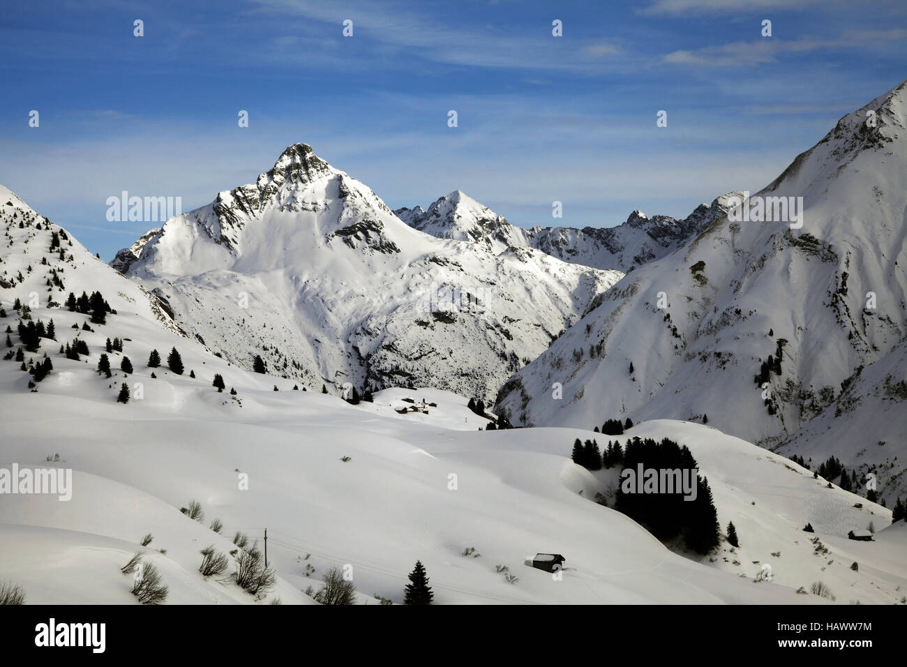 Biberkopf in the Lech Valley Alps Stock Photo - Alamy