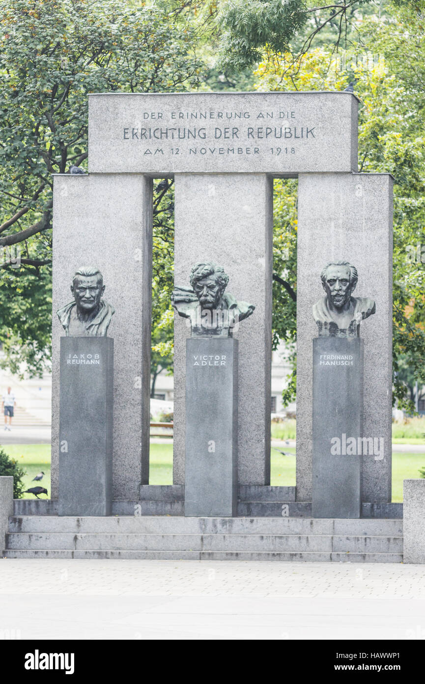 monument, foundation republic german-austria Stock Photo - Alamy