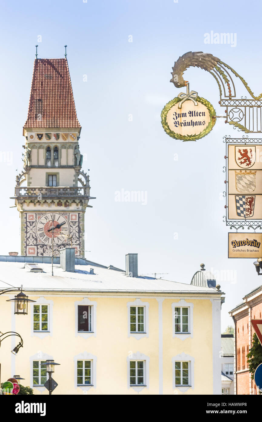 Passau old town hall rathausplatz hi-res stock photography and images ...
