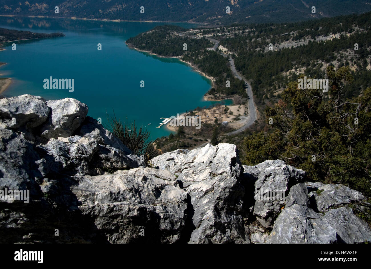 Lac de Sainte Croix, Haute Provence, France Stock Photo - Alamy