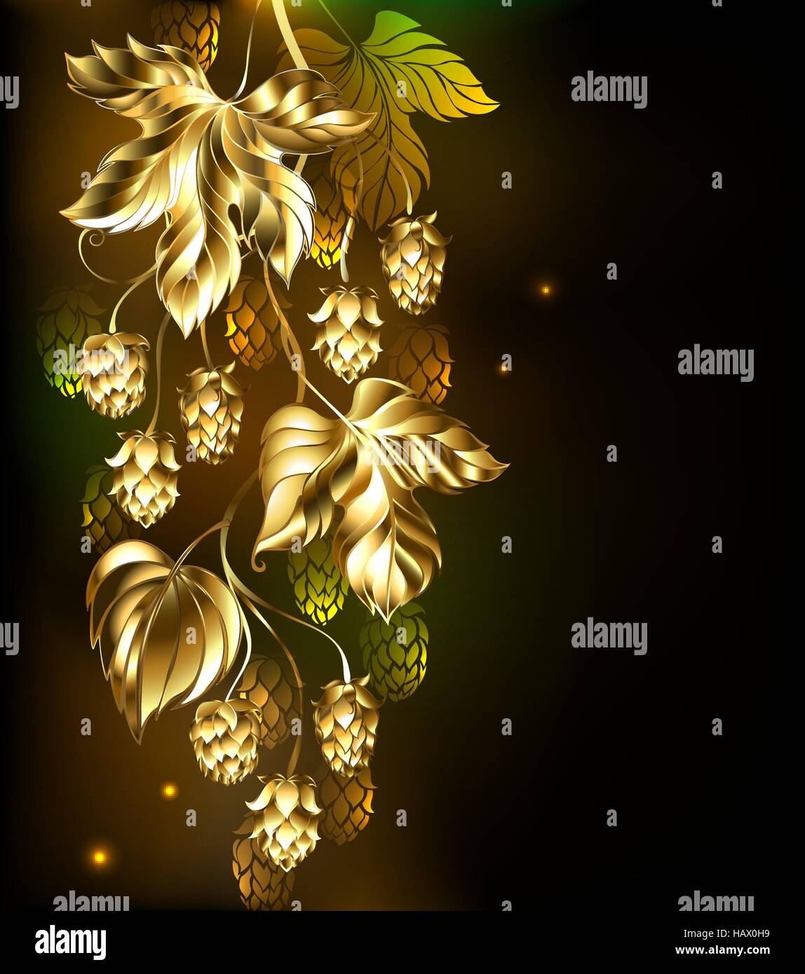 Golden leaves hop plant hi-res stock photography and images - Alamy