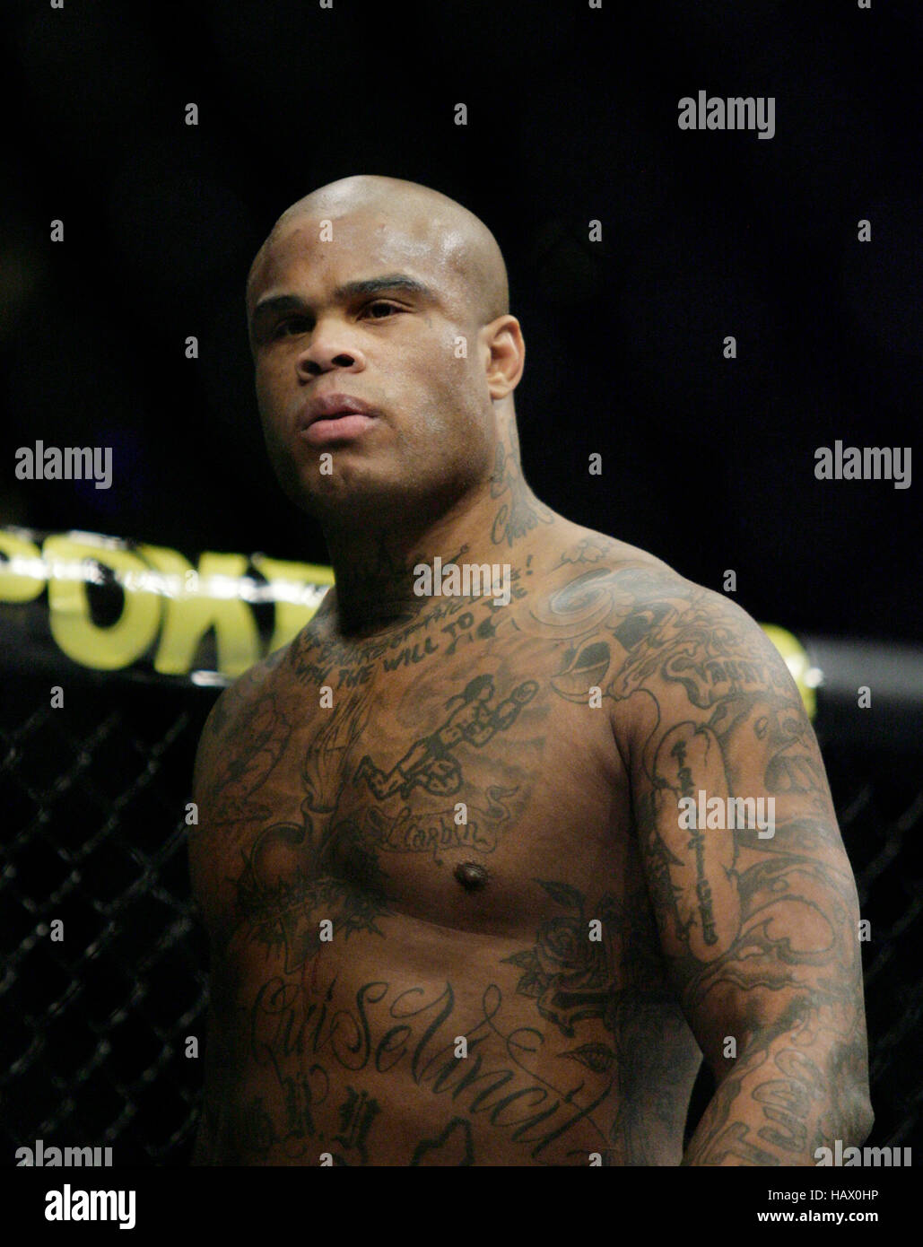 Gilbert Yvel during UFC 108 at the MGM Grand Garden Arena on January 2 ...