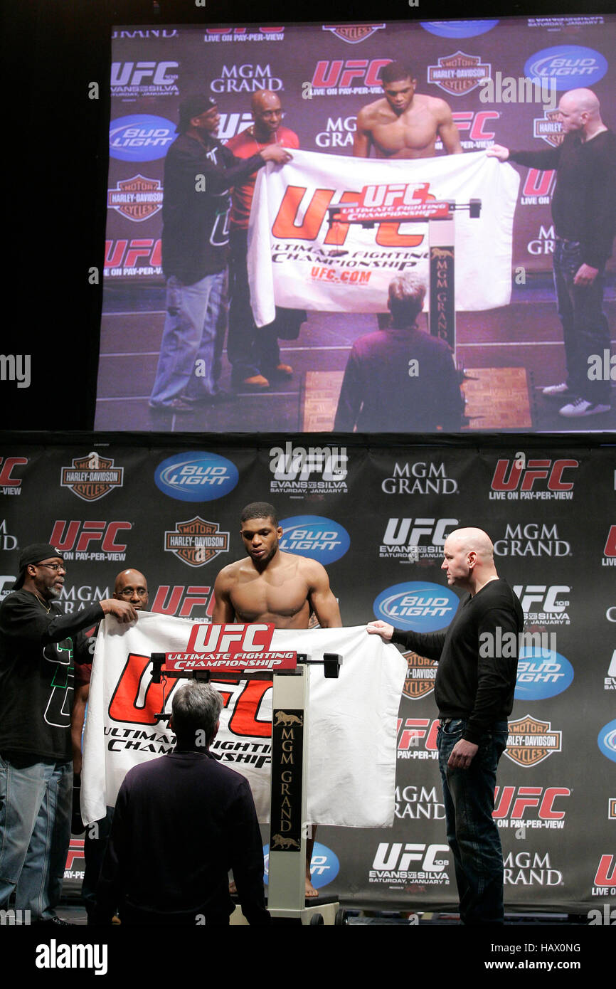 Paul Daley at the UFC 108 weigh-ins at the MGM Grand Garden Arena on ...