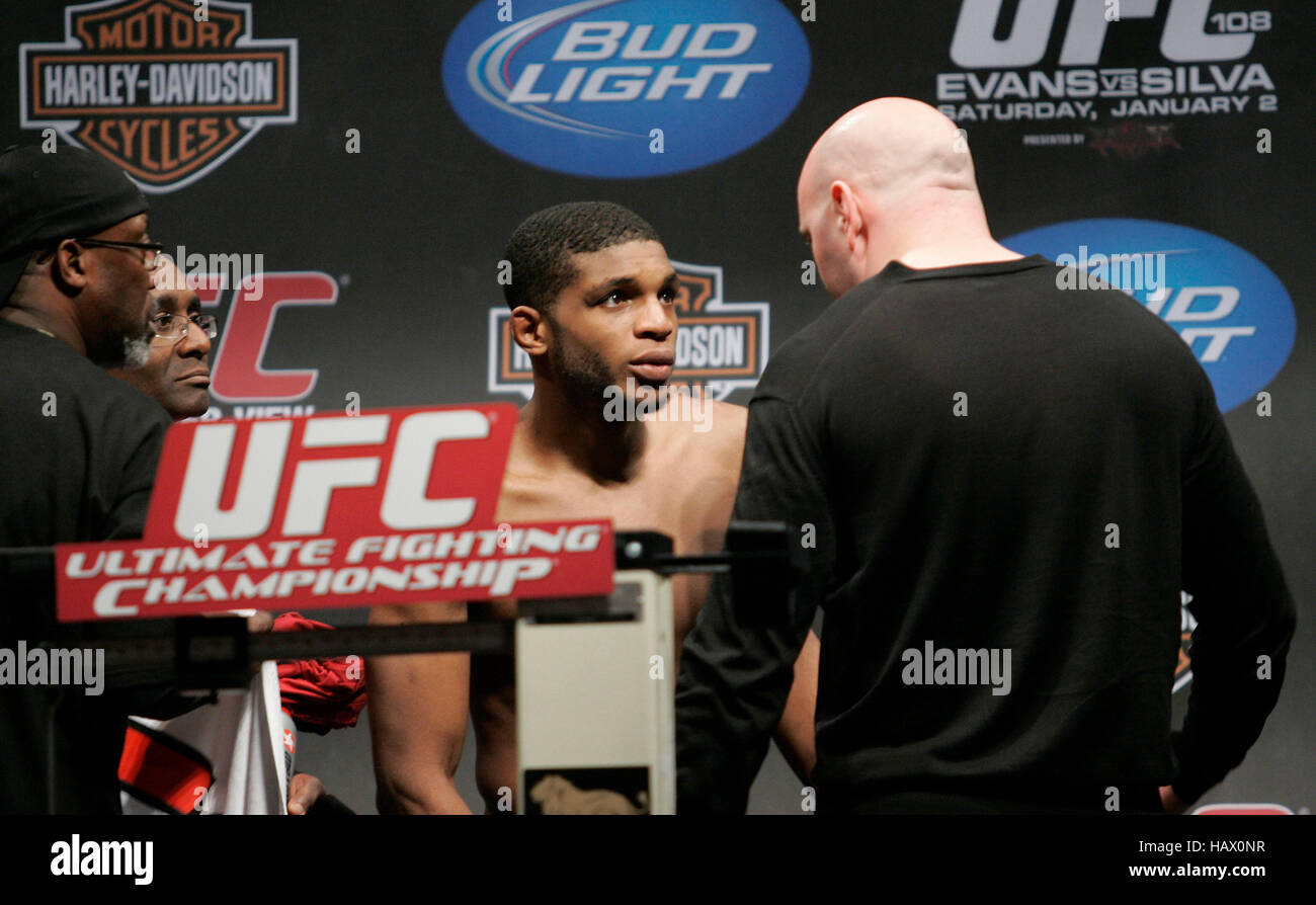 Paul Daley at the UFC 108 weigh-ins at the MGM Grand Garden Arena on ...