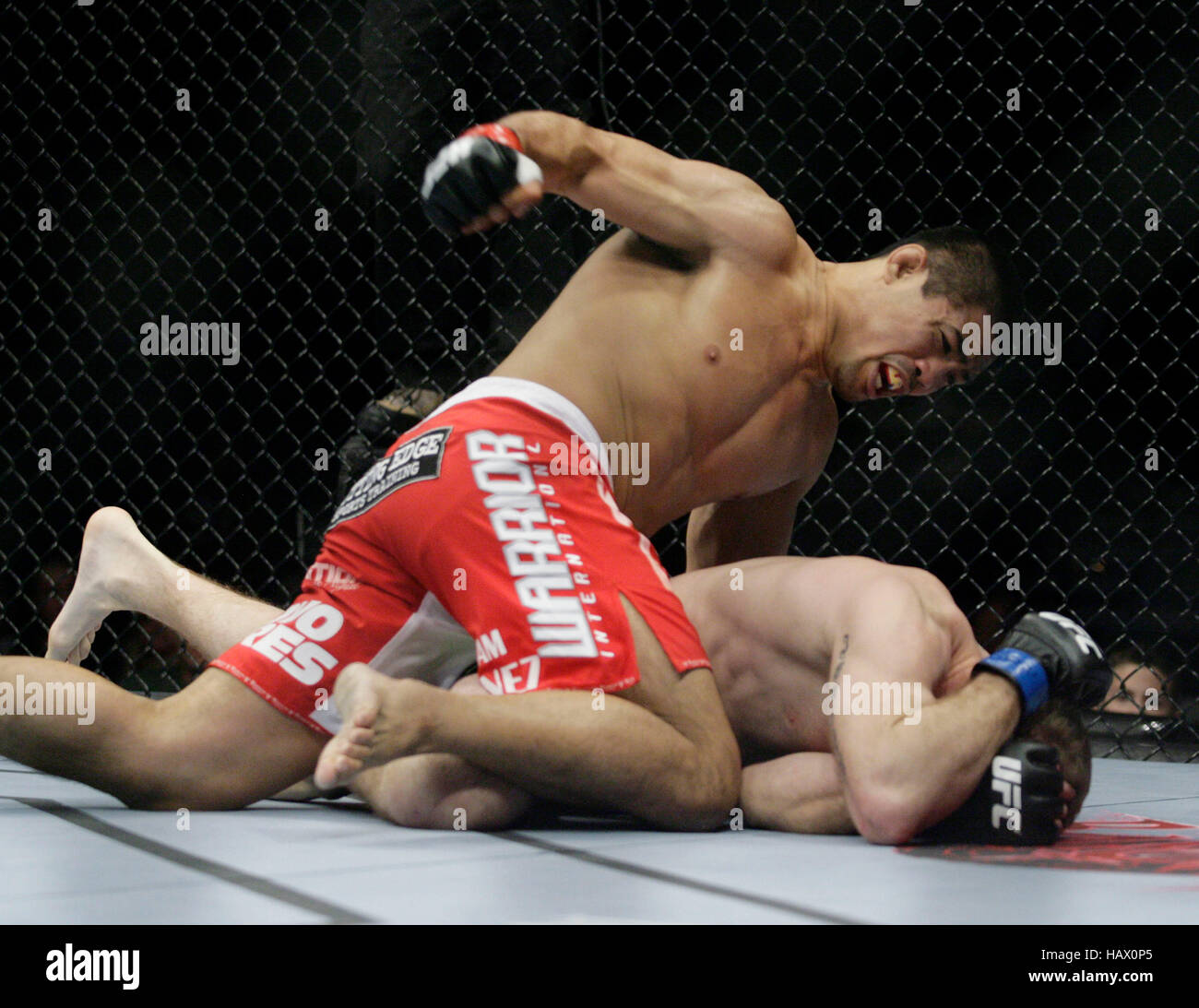Mark Munoz, top, fights Ryan Jensen during UFC 108 at the MGM Grand ...