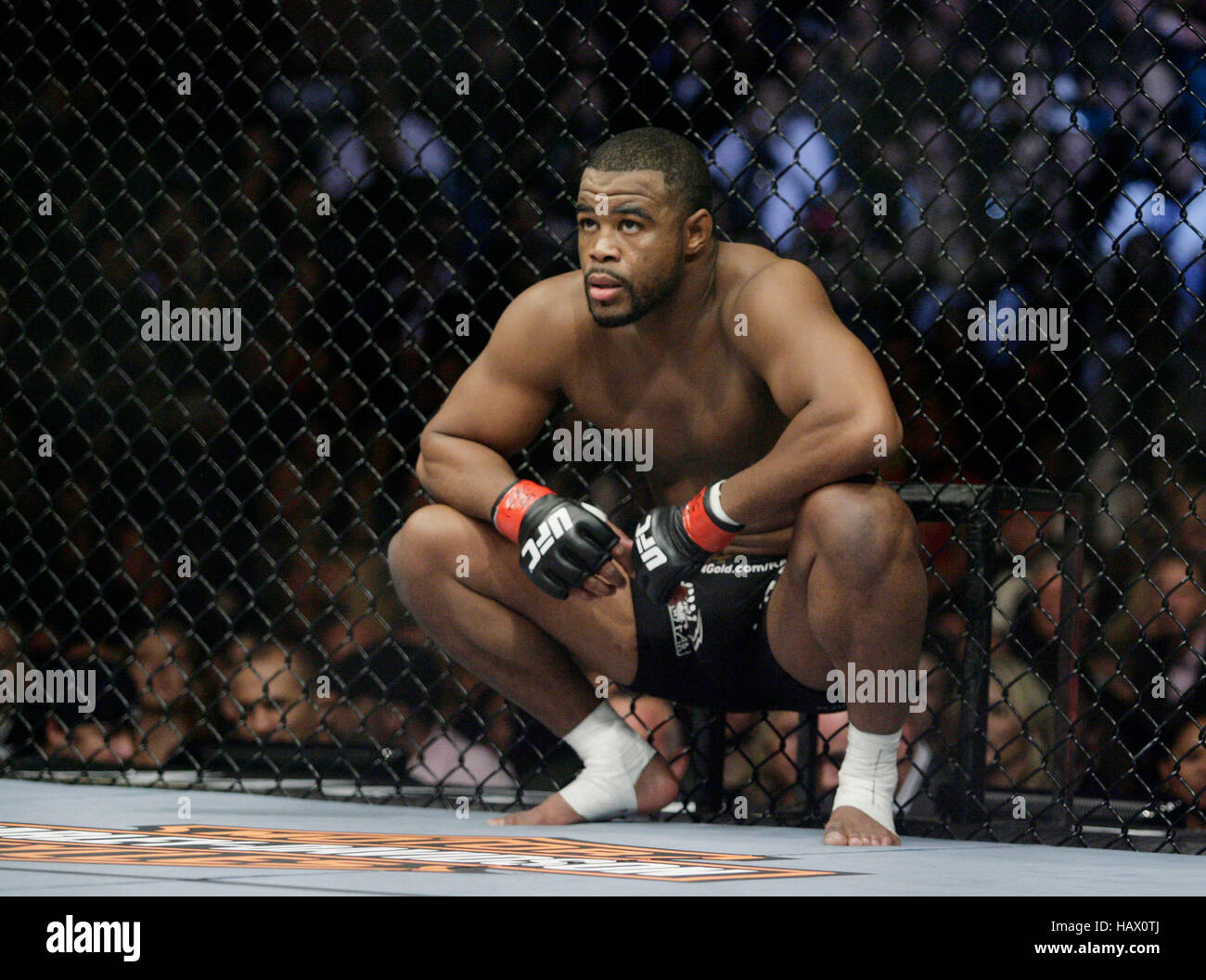 Rashad Evans during UFC 108 at the MGM Grand Garden Arena on January 2 ...