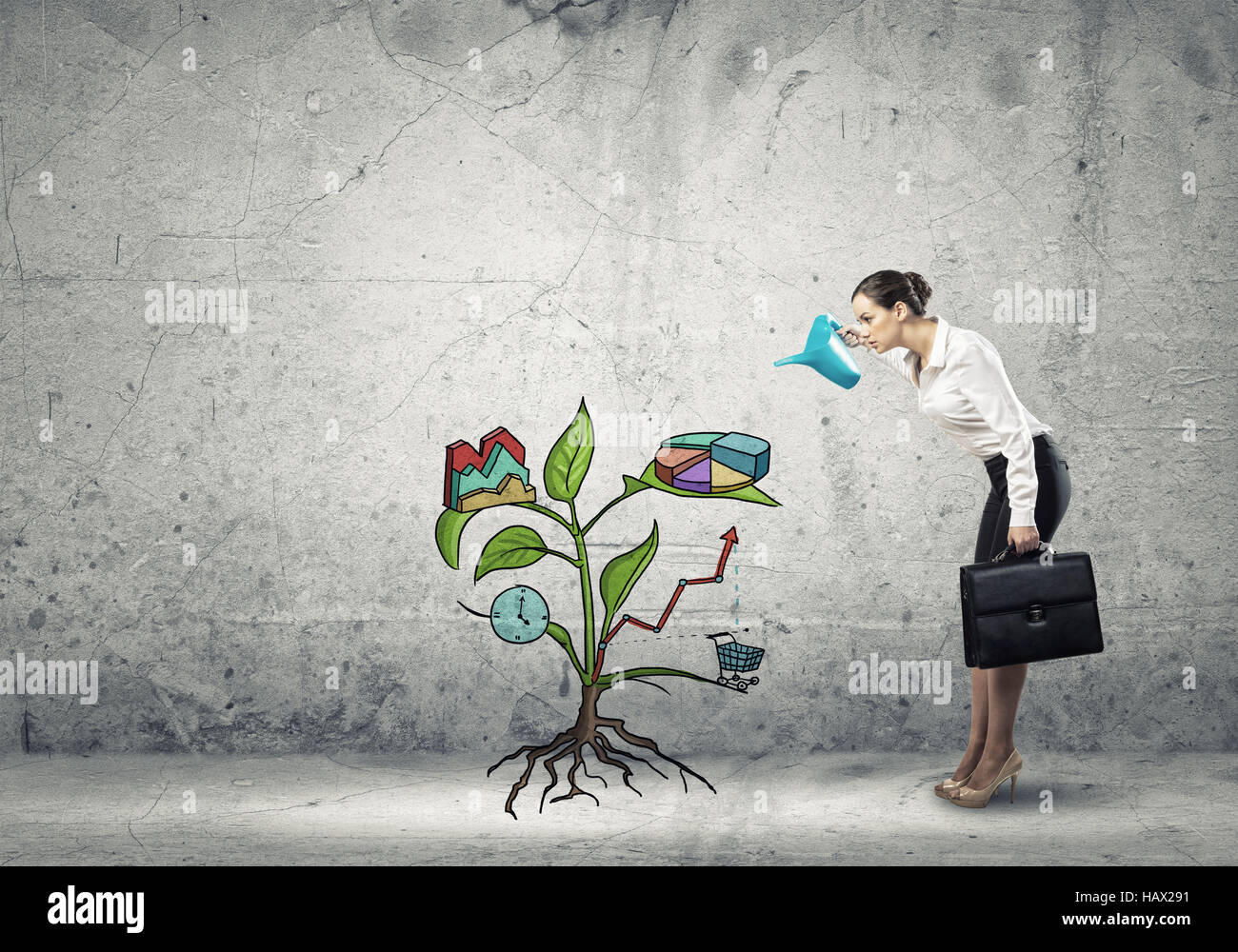 Make your income grow Stock Photo - Alamy