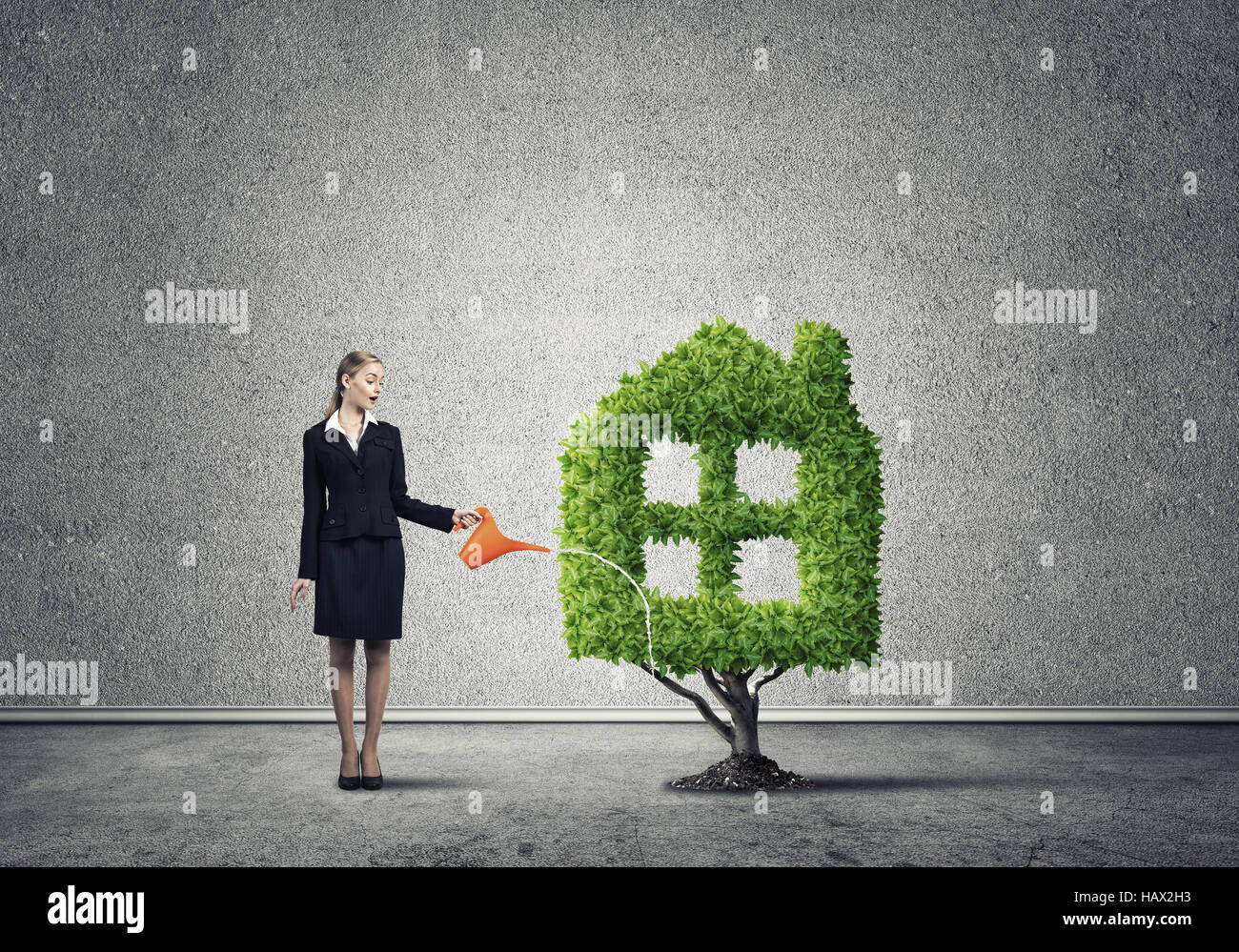 Make your money grow Stock Photo - Alamy