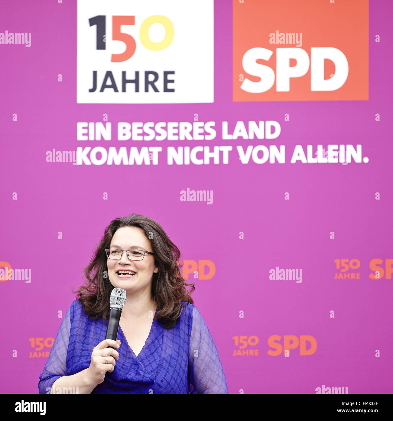 SPD Celebrates its 150 Years in Berlin Stock Photo - Alamy