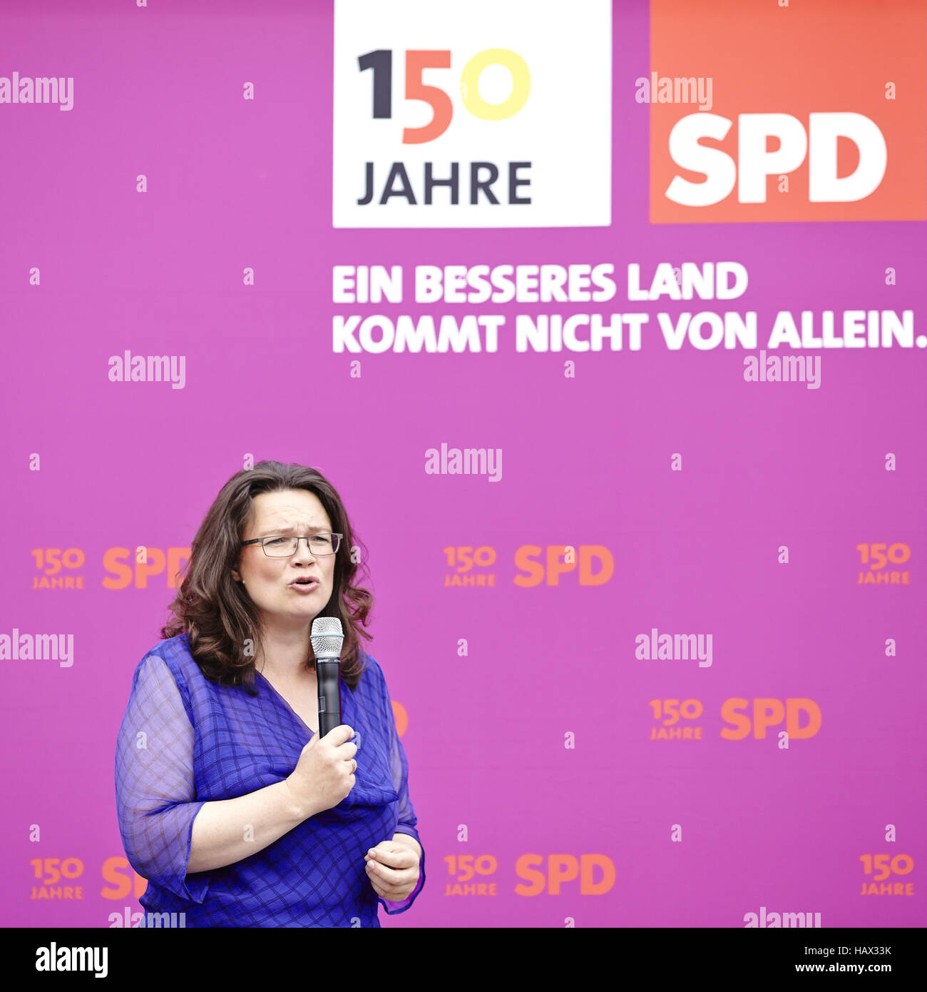 SPD Celebrates its 150 Years in Berlin Stock Photo - Alamy