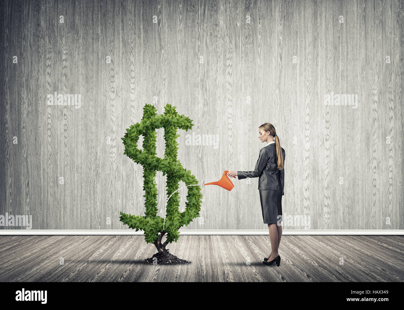 Make your money grow Stock Photo - Alamy