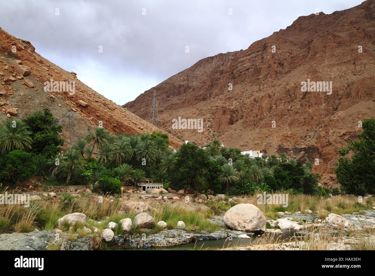 Turquoise water wadi oman hi-res stock photography and images - Alamy