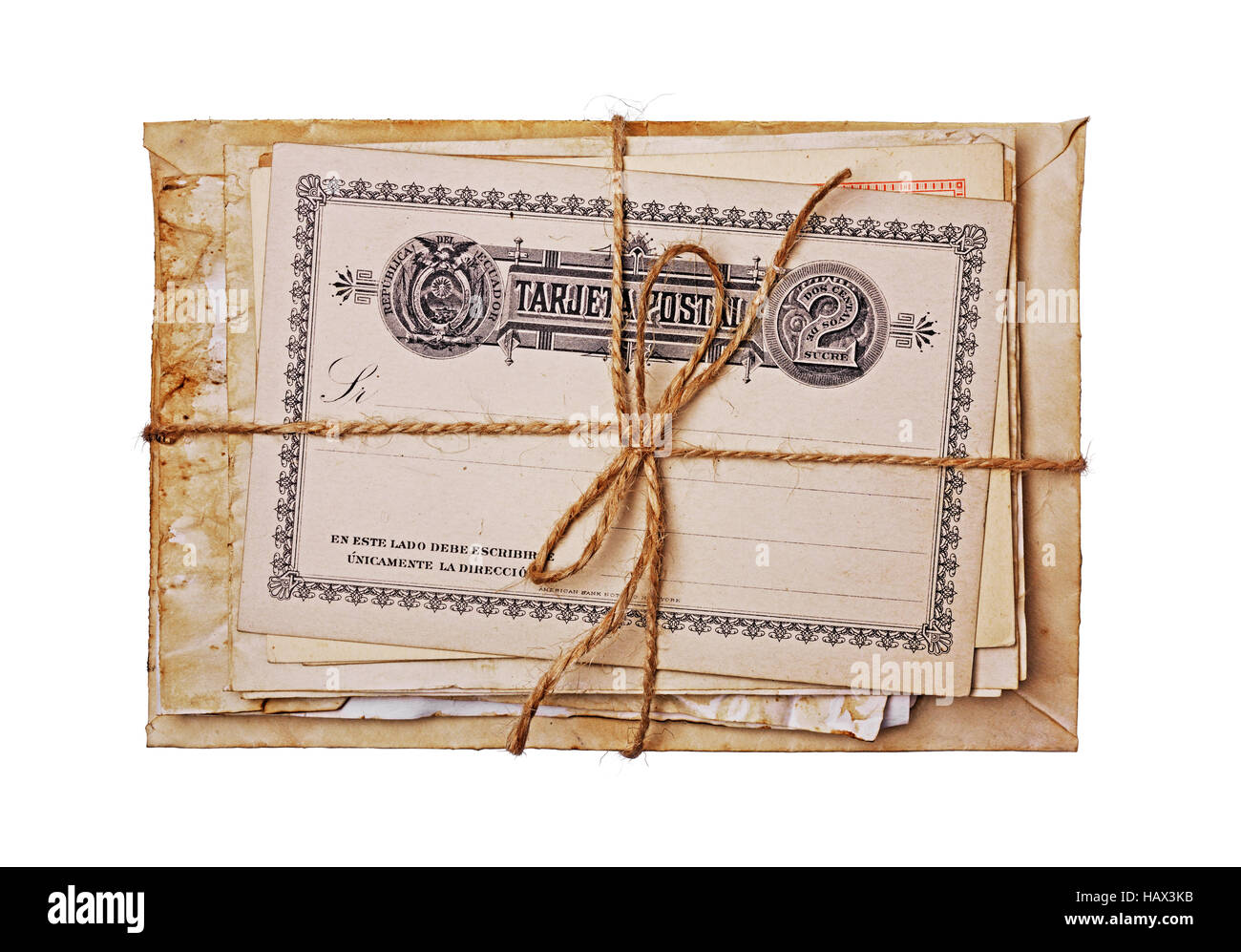 Antique postcards Cut Out Stock Images & Pictures - Alamy