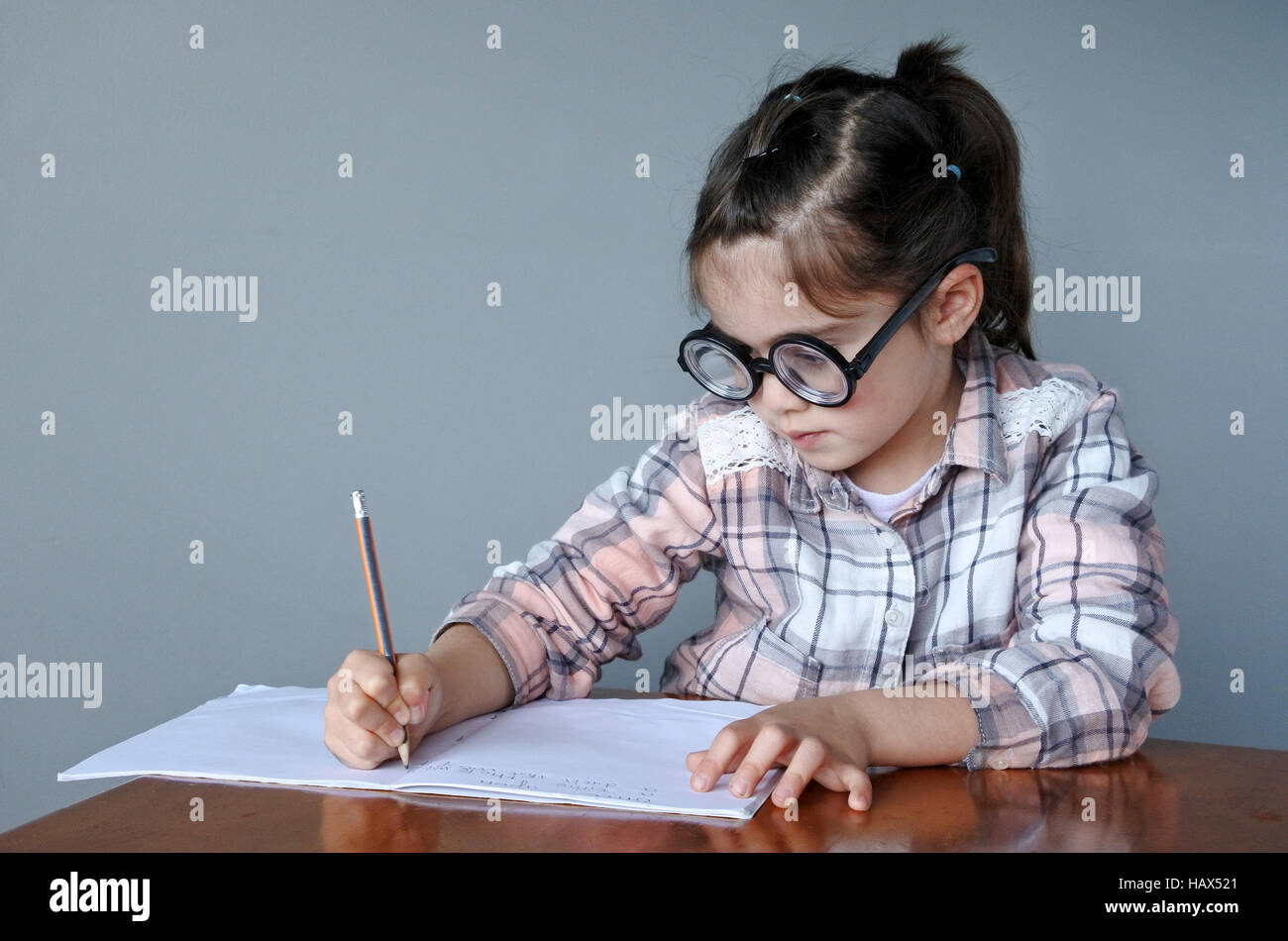 Nerdy Child High Resolution Stock Photography and Images - Alamy