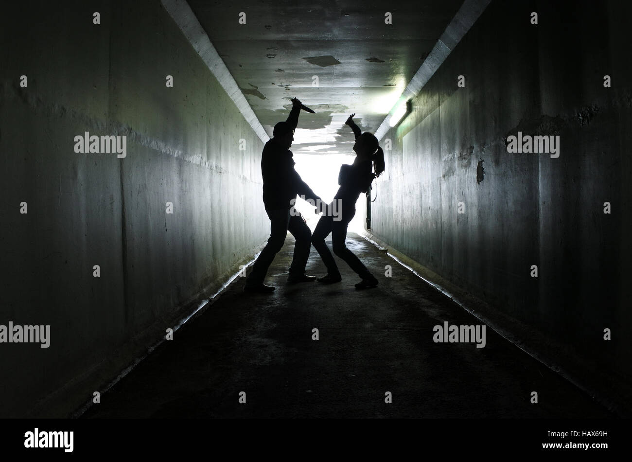 Attack Crime Silhouette High Resolution Stock Photography and Images ...
