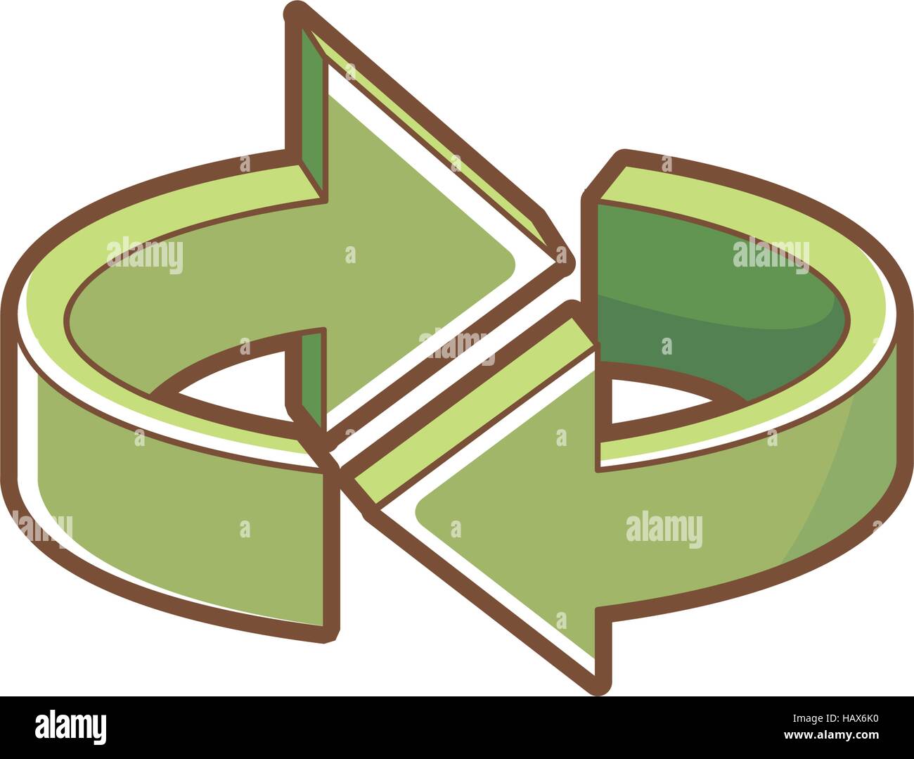 Orthographic arrow Stock Vector Images - Alamy